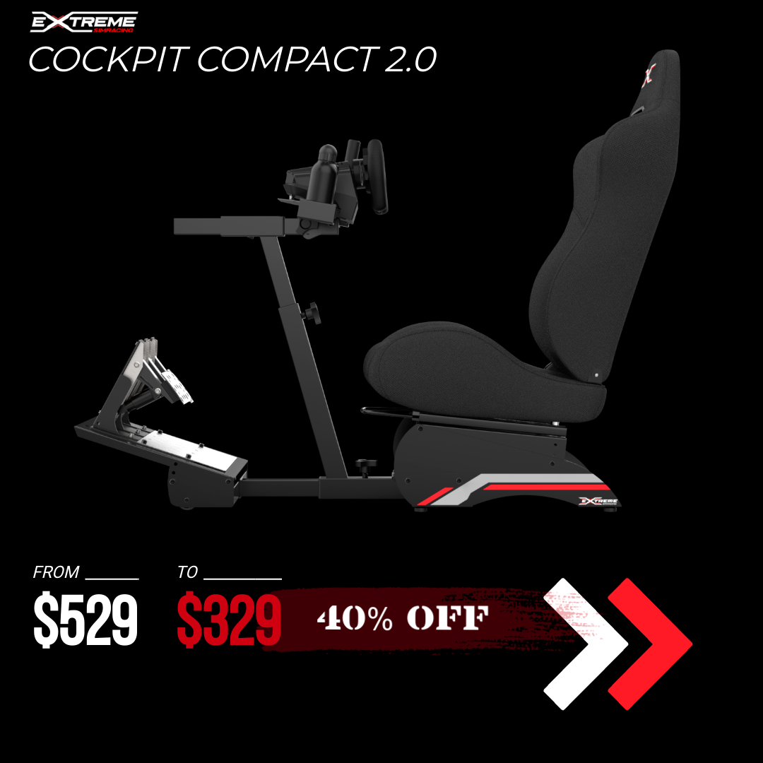 SIM RACING COCKPIT COMPACT 2.0 – Extreme Simracing