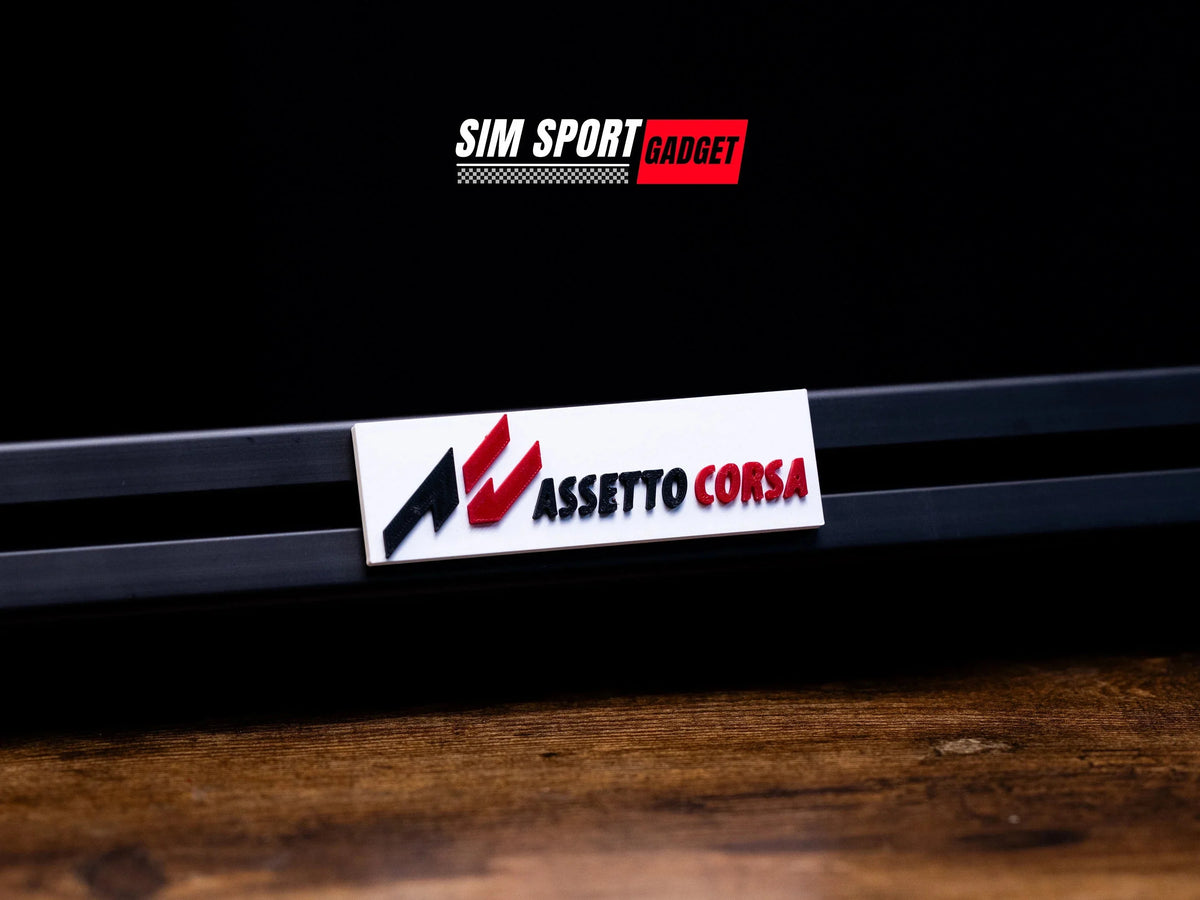 Assetto Corsa 3D Logo Art Decor For Sim Racing – Extreme Simracing