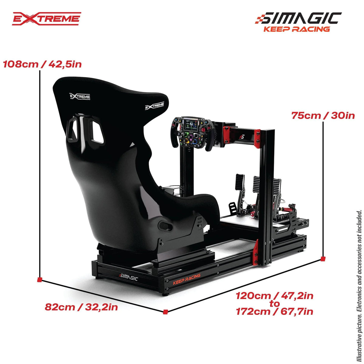 SIMAGIC AX80 ALUMINUM SIM RACING RIG – Extreme Simracing